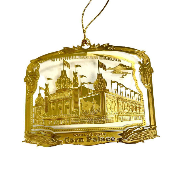 Corn Palace Red Box Ornament – Corn Palace Gift Shop